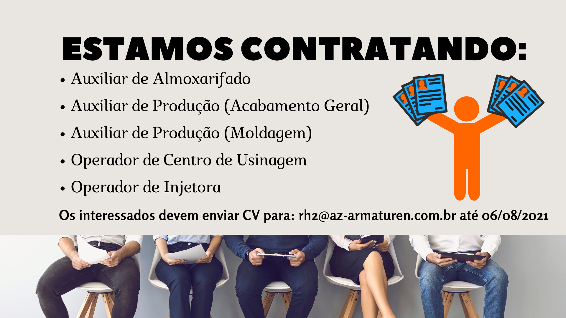 Estamos-contratando - AZ Armaturen - Blog