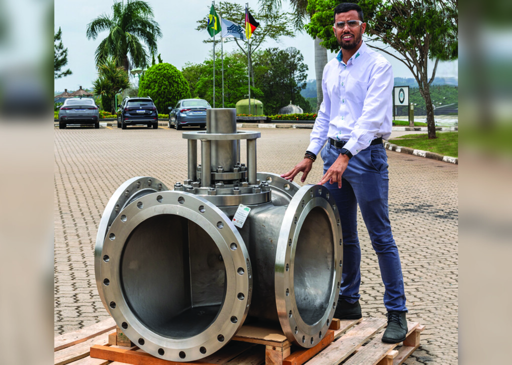 Válvula 4 vias 24" / 150 (DN 600) - AZ Armaturen