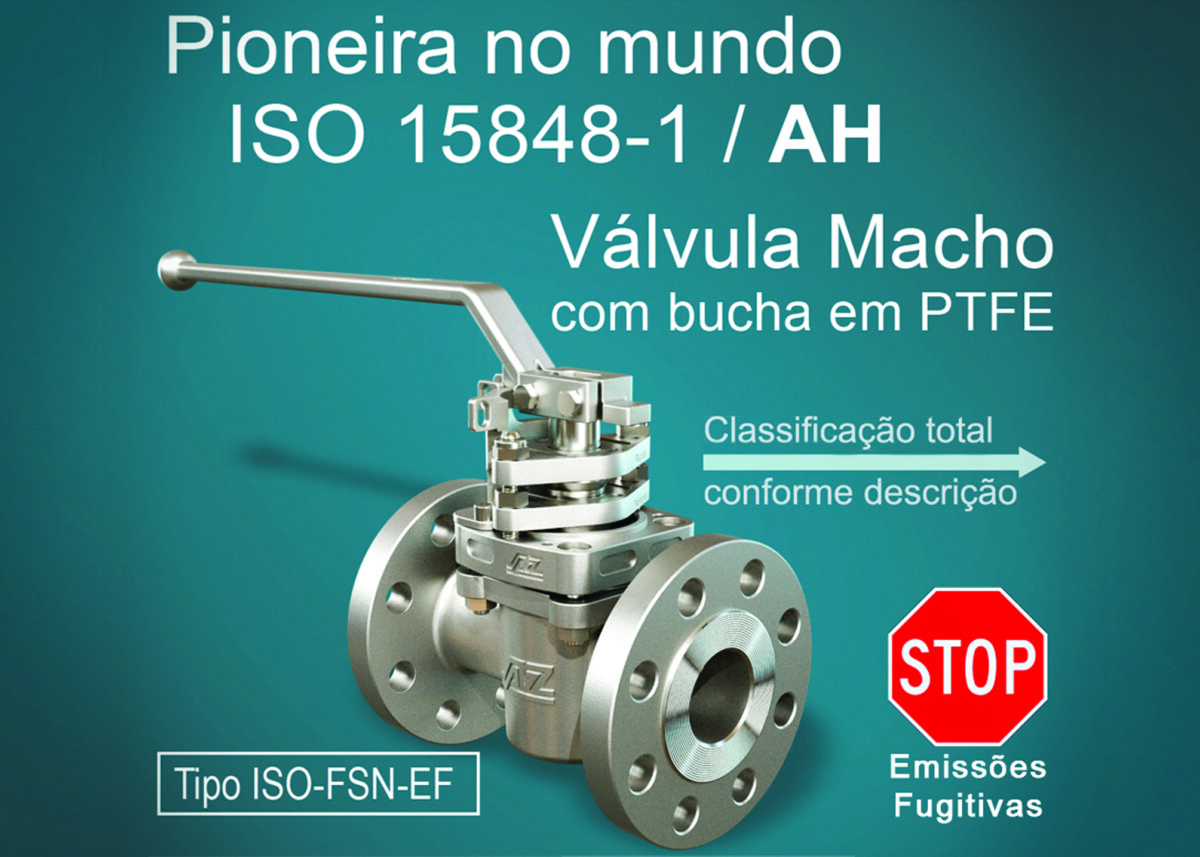 Lançamento: Válvula Macho Tipo ISO FSN-EF - AZ Armaturen
